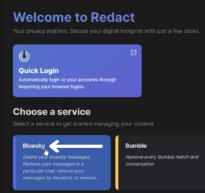 How to mass delete Bluesky posts
